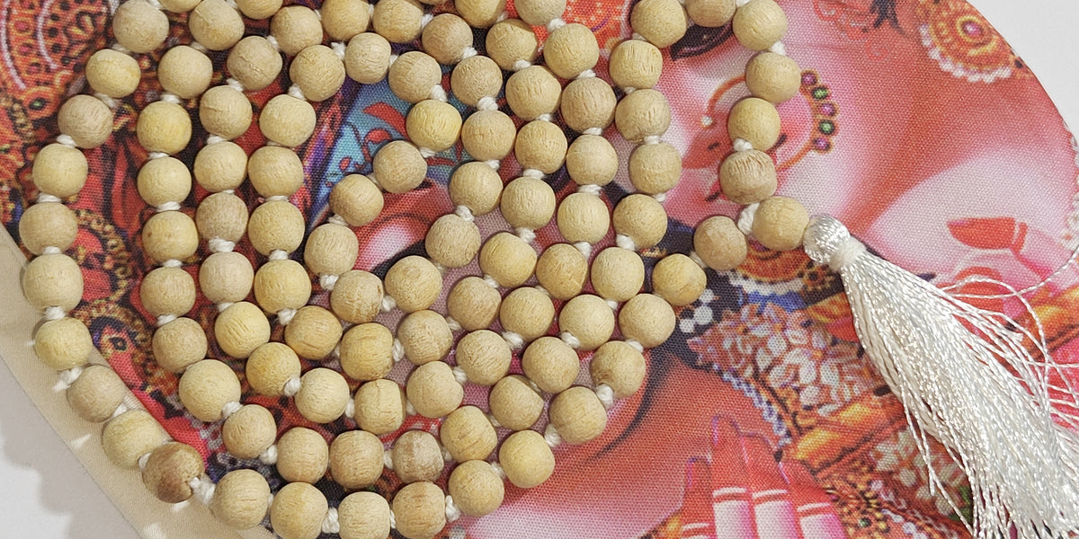 Top quality Neem wood beads mala for Japas and other rituals with free ...