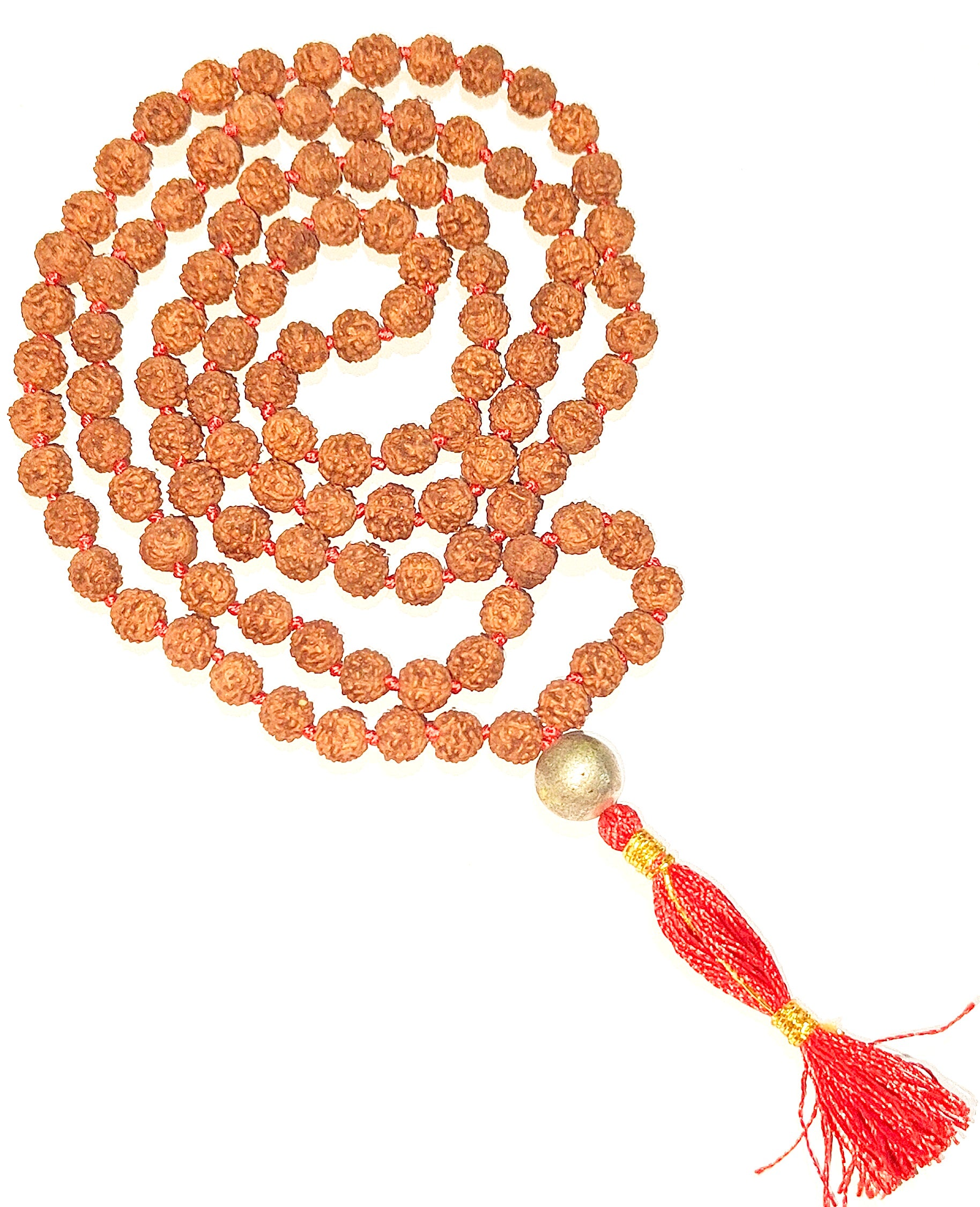Beautiful Rudraksha Mala with Parad sumeru bead – Devshoppe