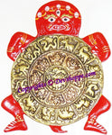 Kaalchakra (Kaal Chakra) - Astrlogical Wheel of Buddhism (Red) — Devshoppe