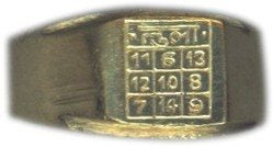 Tula (Libra) Rashi / Rasi / Zodiac ring in Brass — Devshoppe